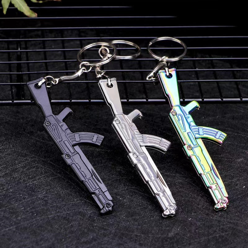 AK47 Gun Knife Hidden Knife Key Chain – BFF-GIFTS
